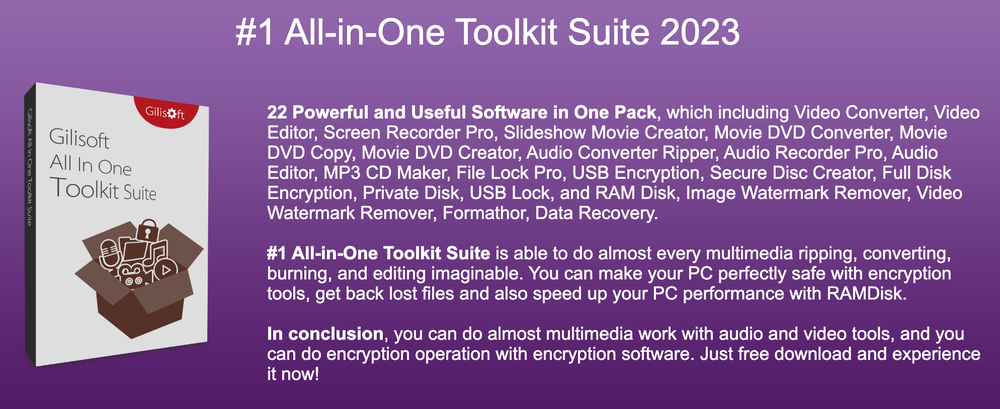 Gilisoft #1 All-in-One Toolkit Suite Reviews in 2025